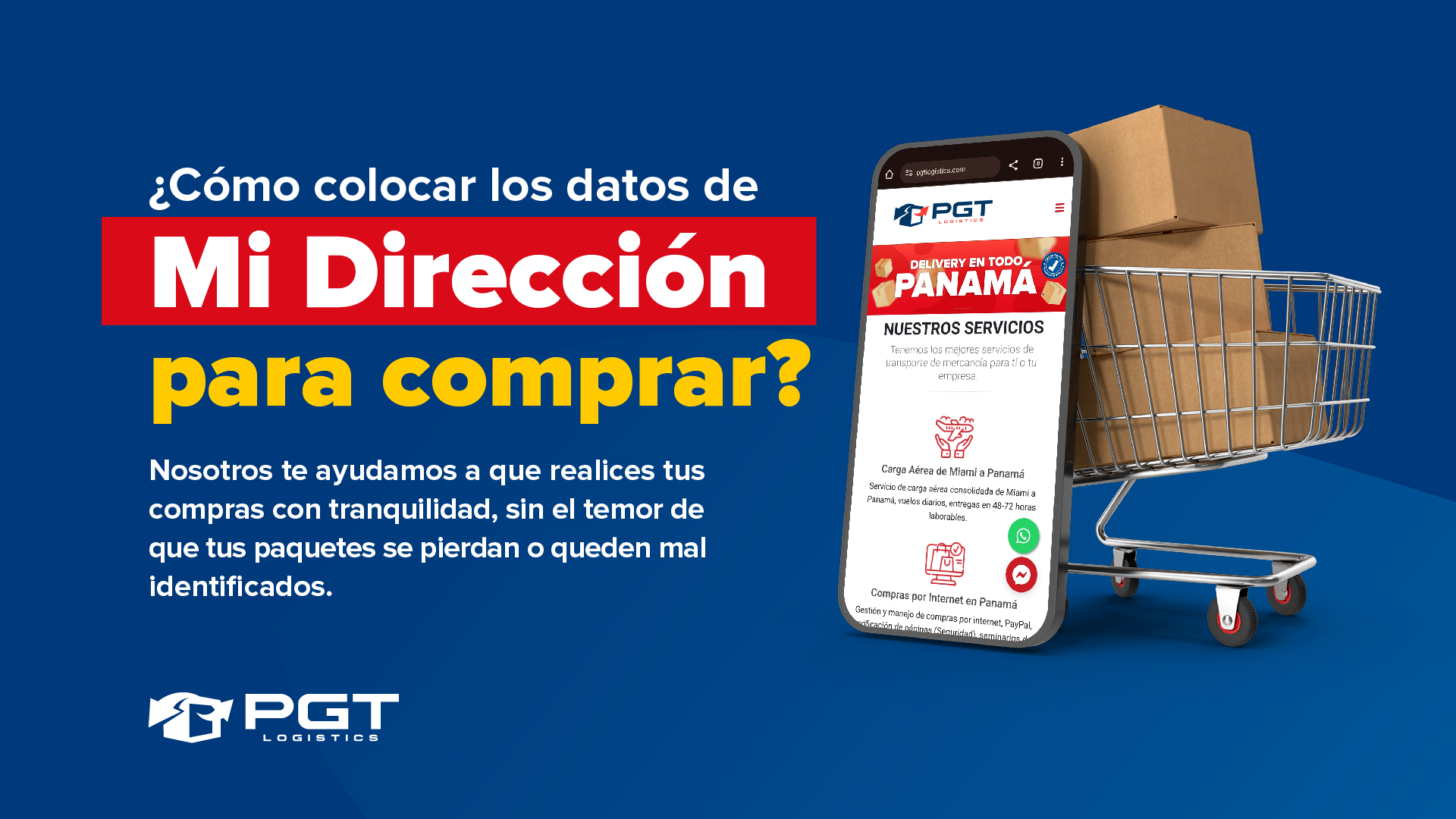 PGT Logistics | Transporte de Compras por Internet a Panamá